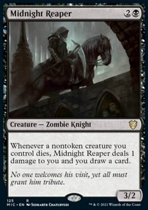 MTG Midnight Reaper (125) Innistrad Midnight Hunt Commander LP | eBay
