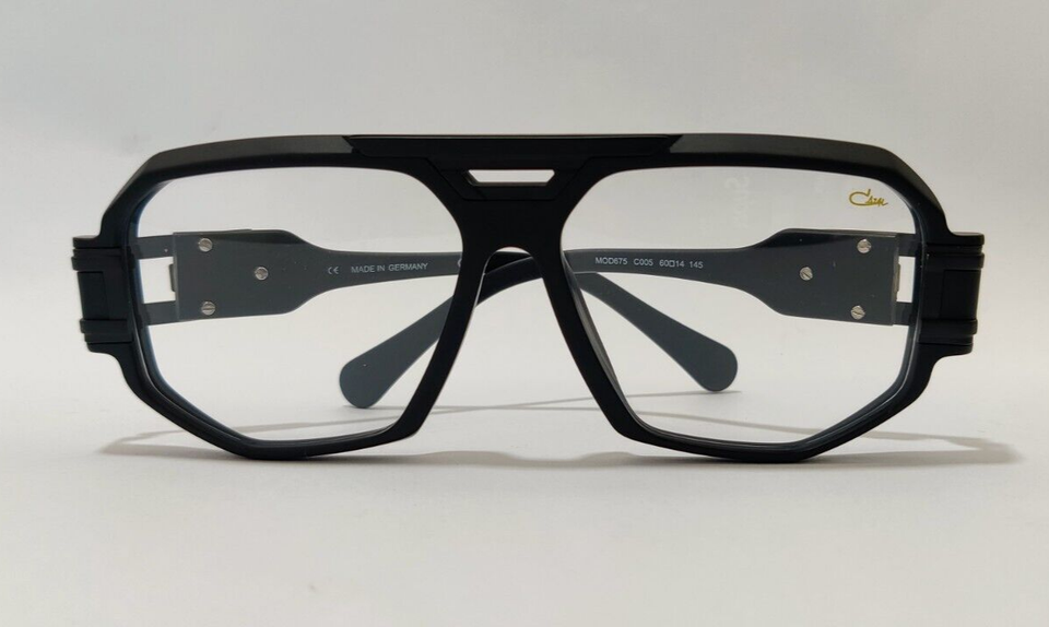 CAZAL Eyeglasses Full Black Frame Clear Lens Men's Women's Eyewear | eBay