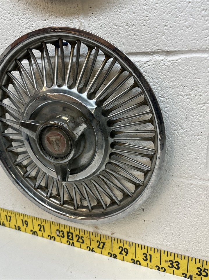OEM Ford Set of 4 13" spinner wire hubcaps 1963-65 Mustang Falcon ...