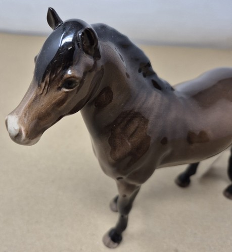 Beswick Exmoor Pony Heatherman Rare Vintage Bay Brown Gloss Model No ...