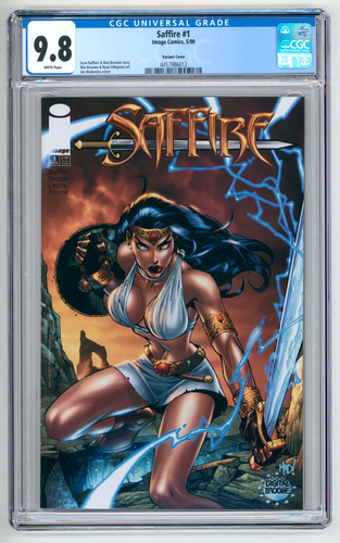 SAFFIRE #1 CGC 9.8 NM/MT JOE MADUREIRA GGA VARIANT COVER WESTFIELD 2000 | eBay