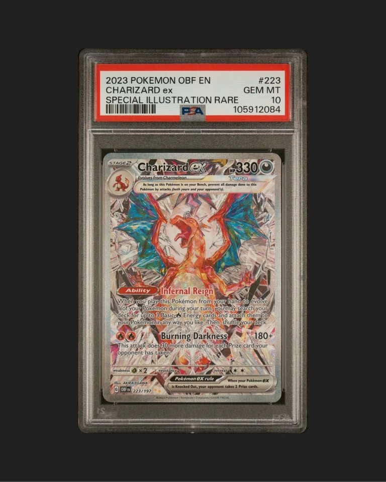 Pokemon OBF 223/197 - Obsidian Flames Charizard ex SIR - PSA 10 | eBay