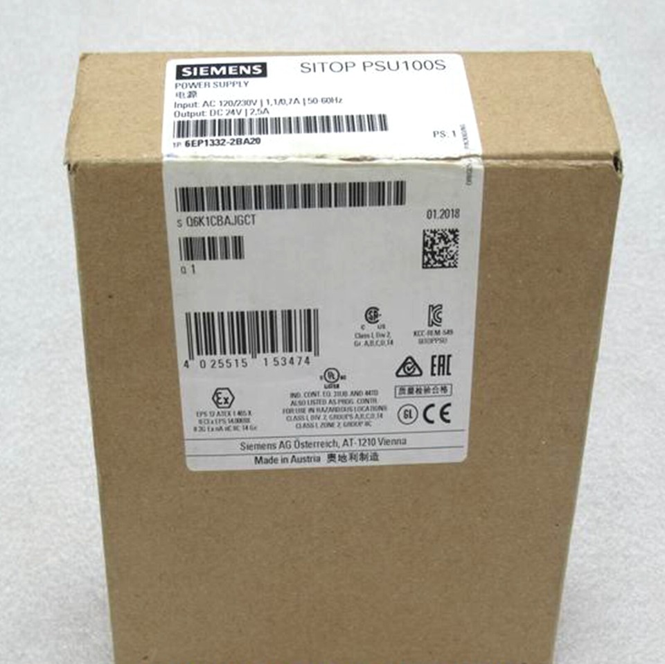 NEW Siemens 6EP1332-2BA20 PLC PSU Sitop Smart Stabilized Power Supply ...