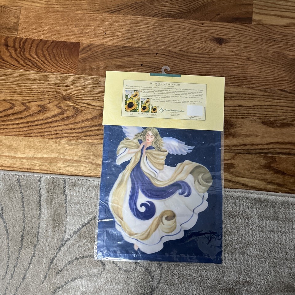 Toland Garden Flag 11 1/8” X 14 1/2” Angel | eBay