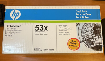 HP LaserJet 53X Dual Pack High Volume Printing Q7553XD | eBay