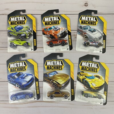 Zuru Metal Machines 6x Toy Cars White Fang Raider Escape White Fang ...