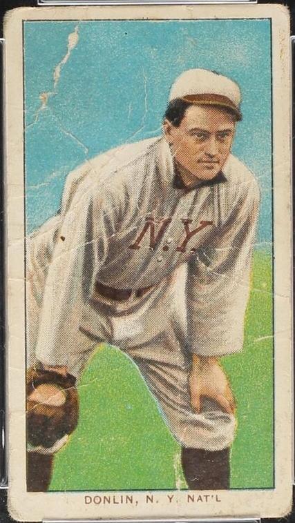 1909-11 T206 - Mike Donlin 150 Back Fielding, White Cap (RC) for sale ...