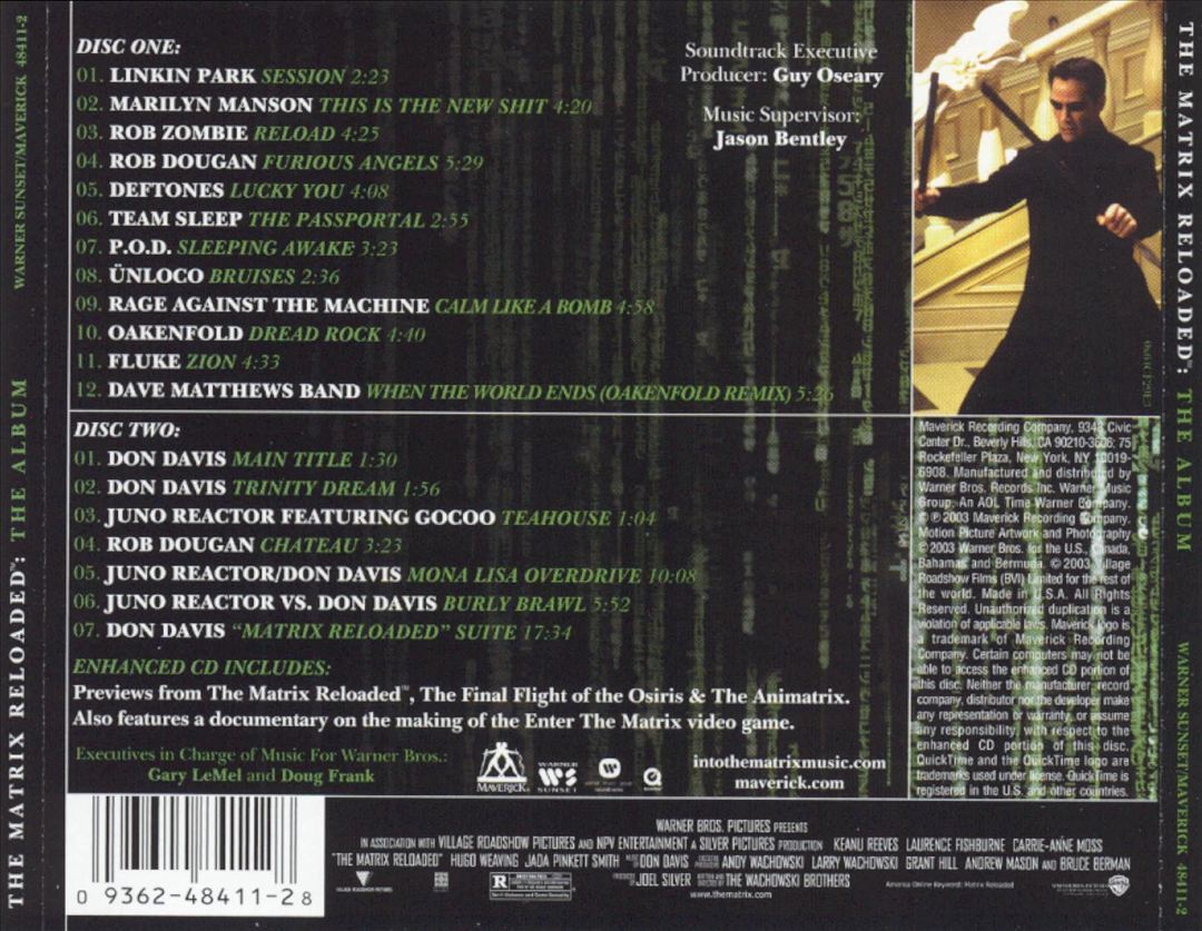 The Matrix Album Cover
