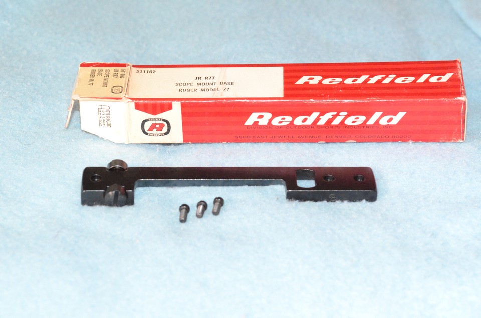 Redfield 511162 JR R77 Scope Mount Base - fits Ruger M77 | eBay