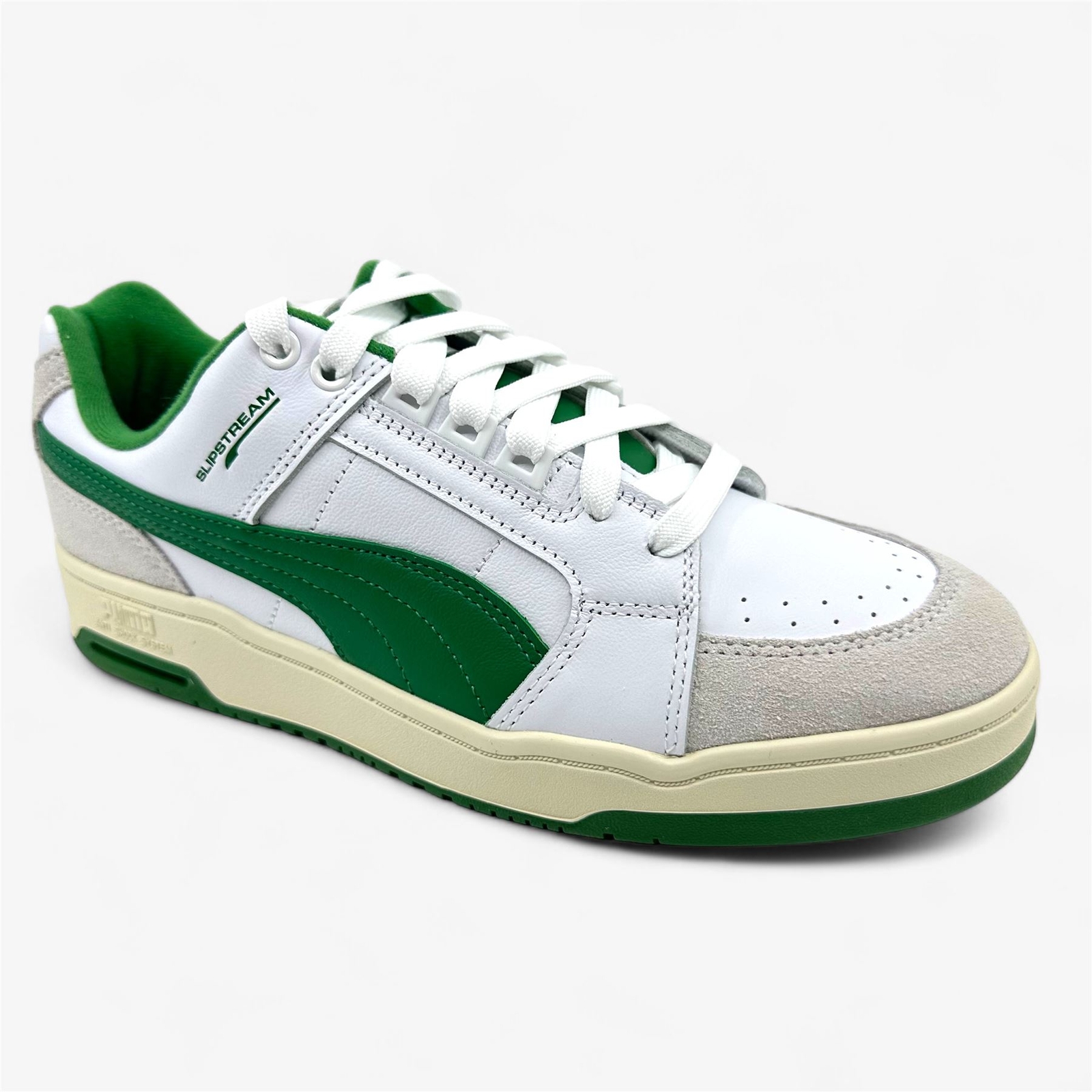 PUMA Slipstream Lo Retro White Amazon Green Mens Athletic Sneaker | eBay
