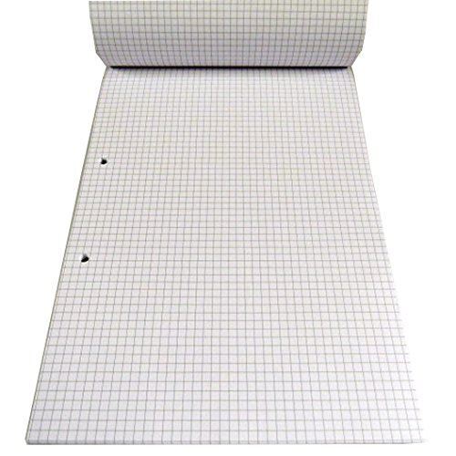 A4 Assorted Colours Maths Pad Punched Refill Sheets Paper Note Pads ...