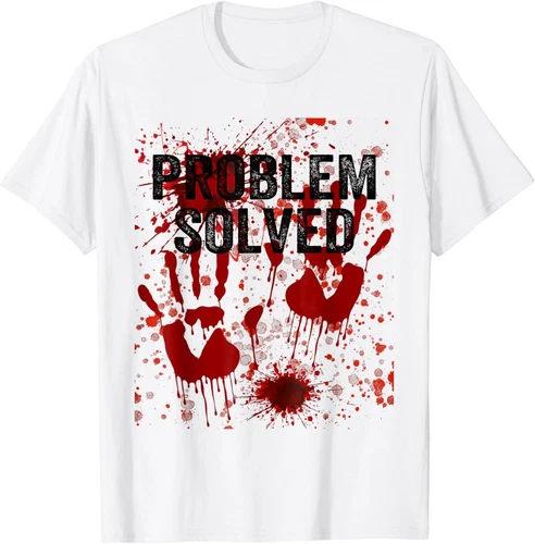 Problem Solved Halloween Print Unisex T-Shirt | eBay