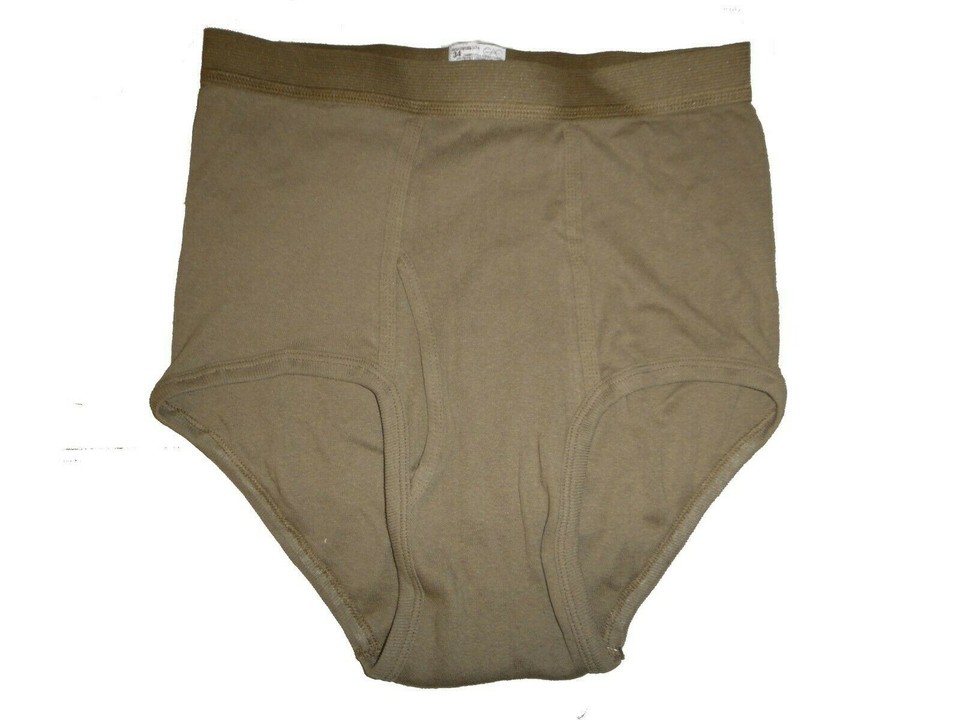 3 PACK US MILITARY MEN'S 100% COTTON BRIEFS, BVD or CAMPBELLSVILLE ...
