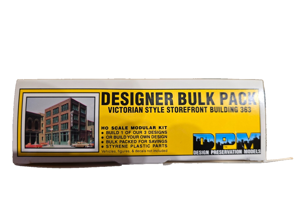 HO Scale Woodland Scenics DPM Victorian Style Storefront Buildings Kit ...
