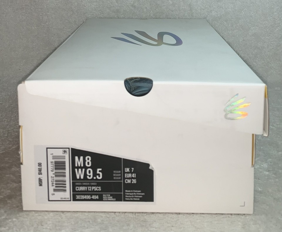 UNDER ARMOUR CURRY 12 PSCS PISCES BASKETBALL SHOES 3028496 494 MENS SZ ...