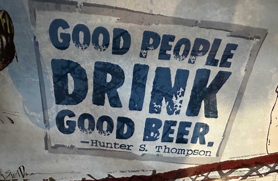 FLYING DOG BREWERY Poster Hunter S. Thompson Ralph Steadman | eBay