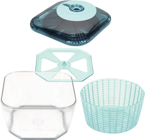 Genius Nicer Dicer Chef Professional Salatschleuder Schleuder Petrol ...