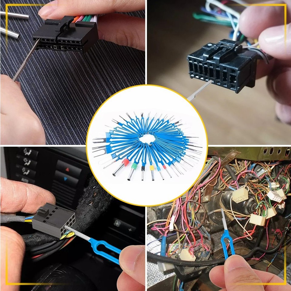 41pcs Ejector Pin Wire Puller Connector Extractor Car Tool Terminal ...