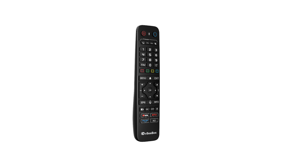 vSeeBox V6 MAX Remote control Backlight,Bluetooth and Voice control | eBay