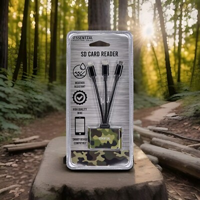 Essential Hunting Gear Compact SD Camo Card Reader - NIB - Free S/H | eBay