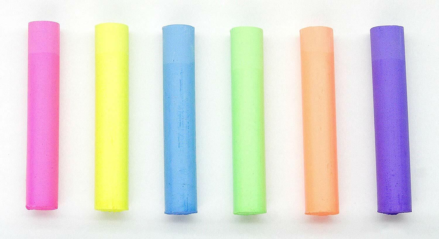 Dustless Fluorescent Chalk 72pcs, 6 Colors 4562229942883| eBay