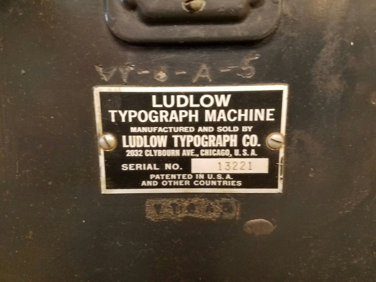 Ludlow Typograph Machine | eBay