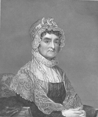 First Lady ABIGAIL ADAMS WIFE PRESIDENT John Women's Rights 1885 Print ...