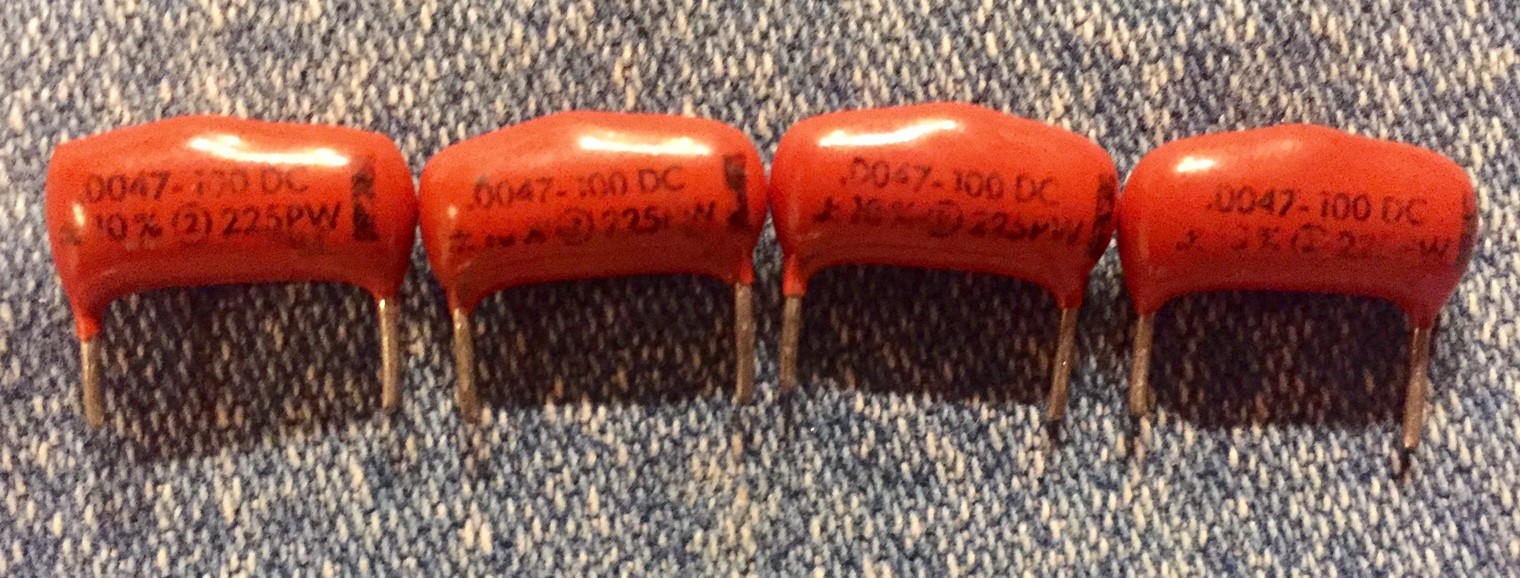 4 PCS .0047uf 100V 10% #225PW Orange Drop Cap (4700pF 100v) | eBay
