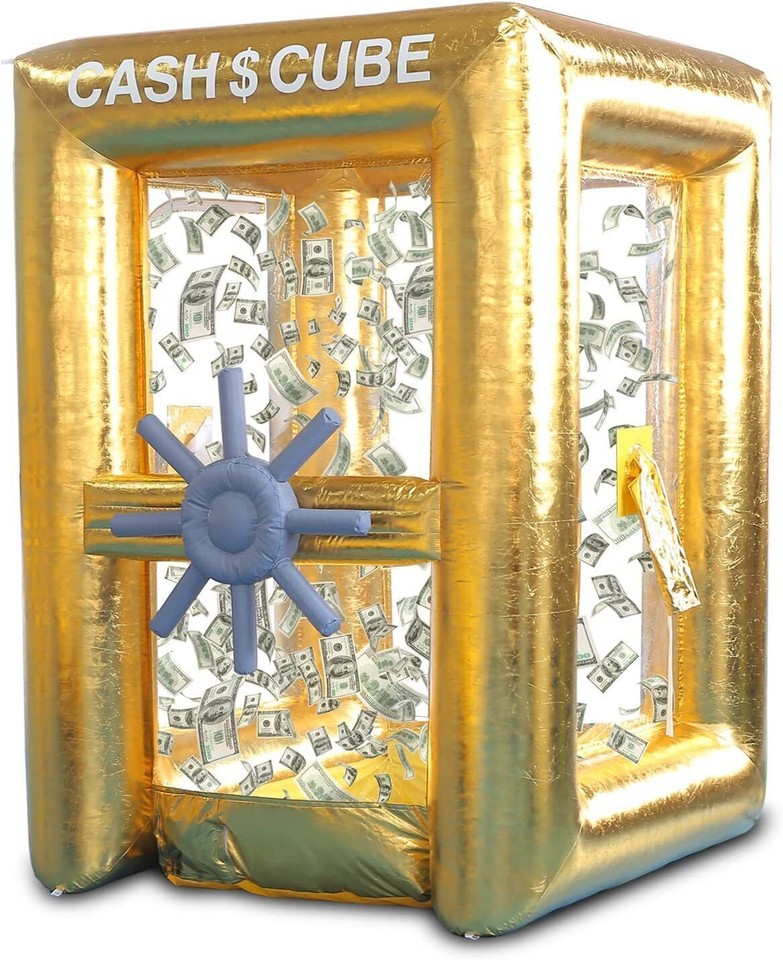 NEW Inflatable Money Machine Booth Inflatable Cash Cube Machine for ...