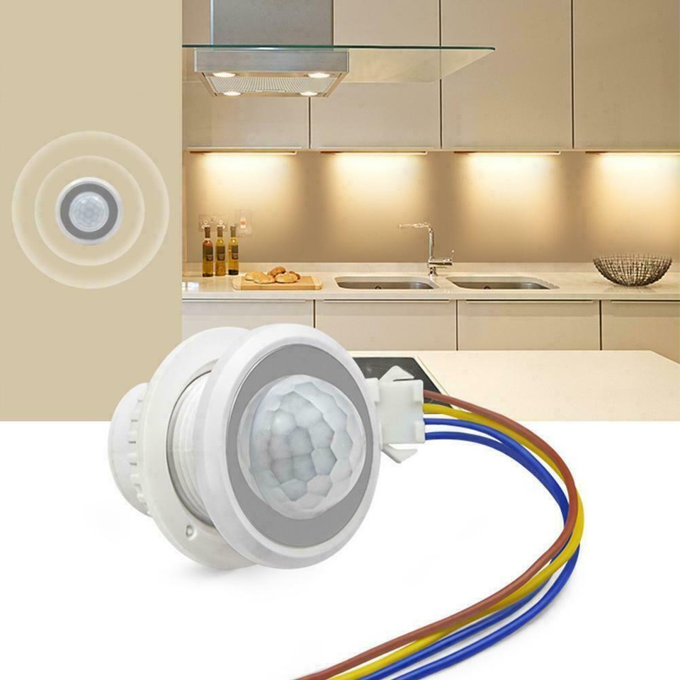 Mini PIR Sensor Smart 100V 240V LED PIR Infrared Sensor Motion UK Fast ...