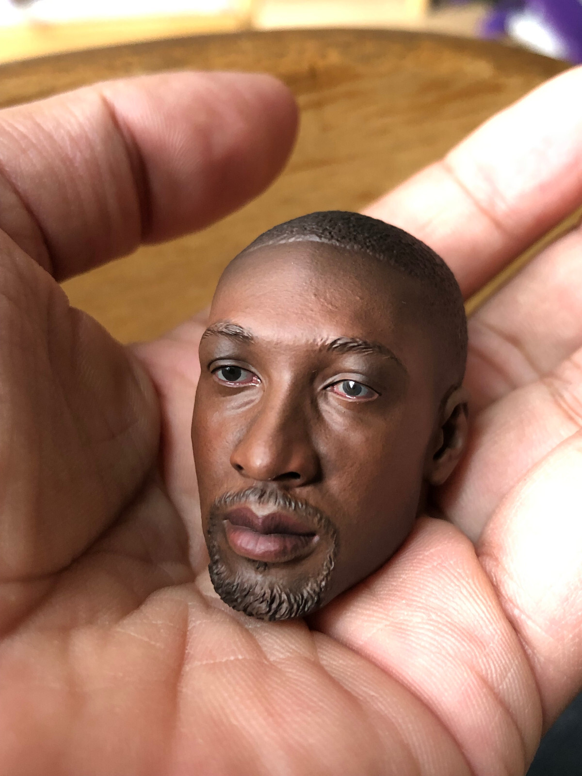 1/6 Basketball Black Head Sculpt Carving Fit 12'' Body Action Figure ...