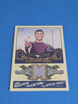 PETER TAGO - 2011 UPPER DECK GOODWIN CHAMPIONS - MEMORABILIA CARD | eBay