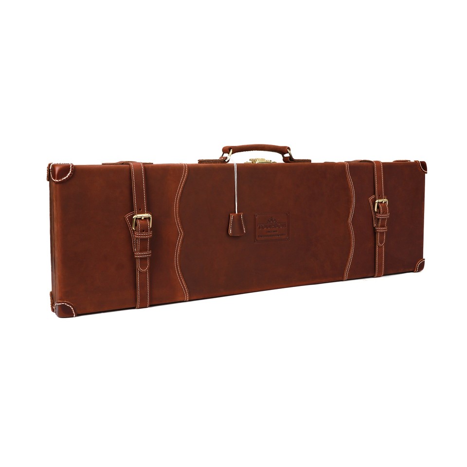 TOURBON Vintage Leather Takedown Shotgun Storage fit 28-32inch Barrel ...