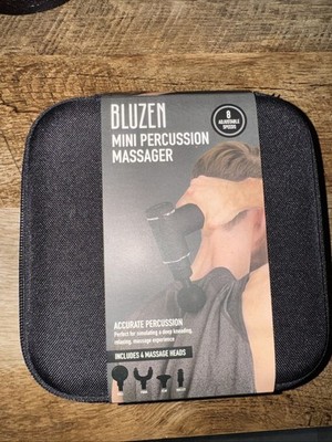 Bluzen Mini Percussion Massager - Maximum Strength - 4 Massage Heads ...