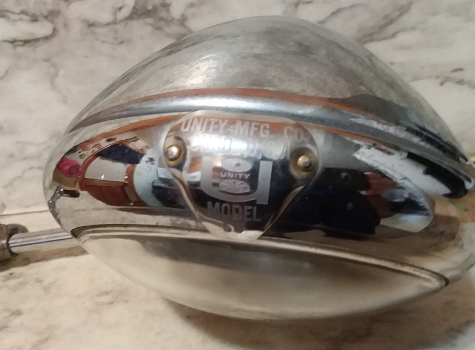 Vntg GE Unity Model S6 SPOTLIGHT Spot Search Light Car Truck Hot Rod ...