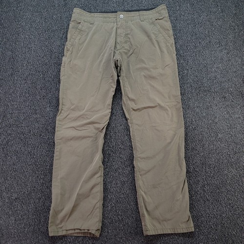 Kuhl Slax Pants Men 36x32 Beige Olive Hiking Outdoor Utility ...