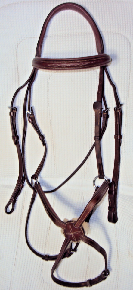 AVIGNON English/Hunter SHOW Bridle- PADDED -COMFORT CROWN- Full - GREAT ...