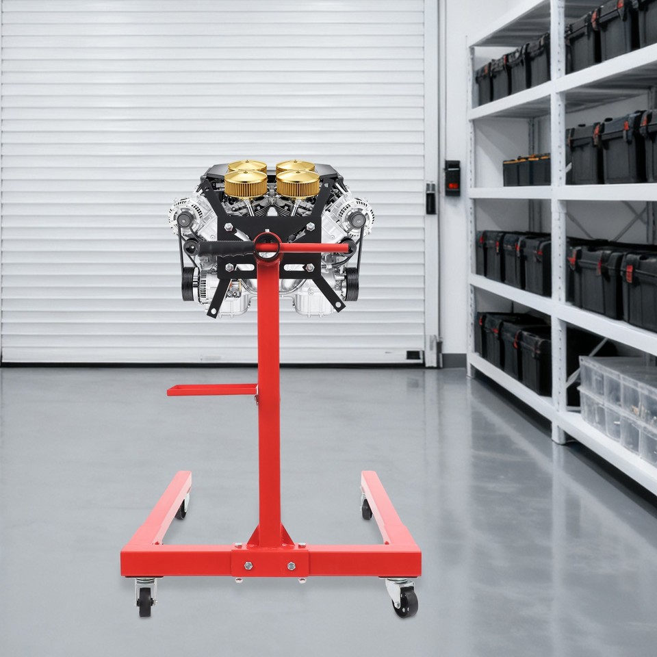 360° Rotating Engine Stand, 1250lbs Load Engine Mount, Carbon Steel ...