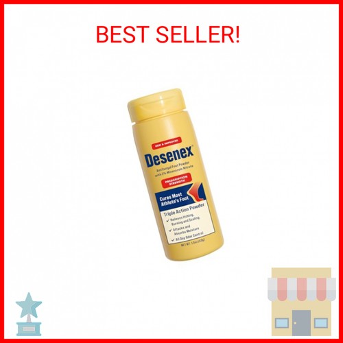 Desenex Anti-Fungal Foot Powder, Cures Most Athlete’s Foot, 2% ...