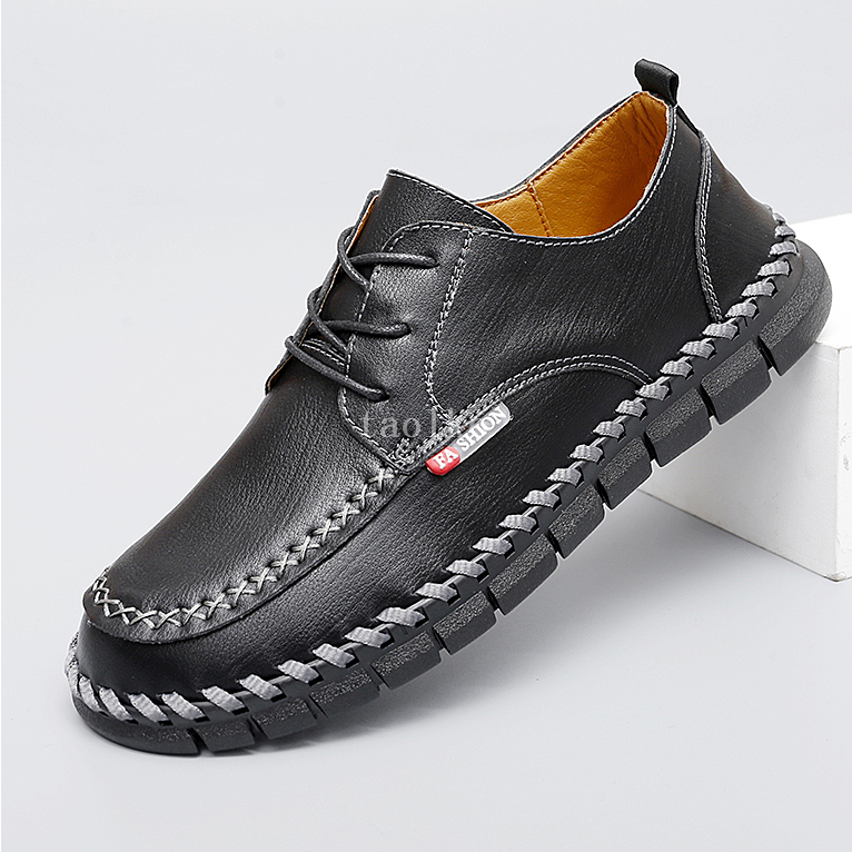 38-47 Driving Moccasin Lace Up Oxfords Flats Casual Faux Leather Men ...