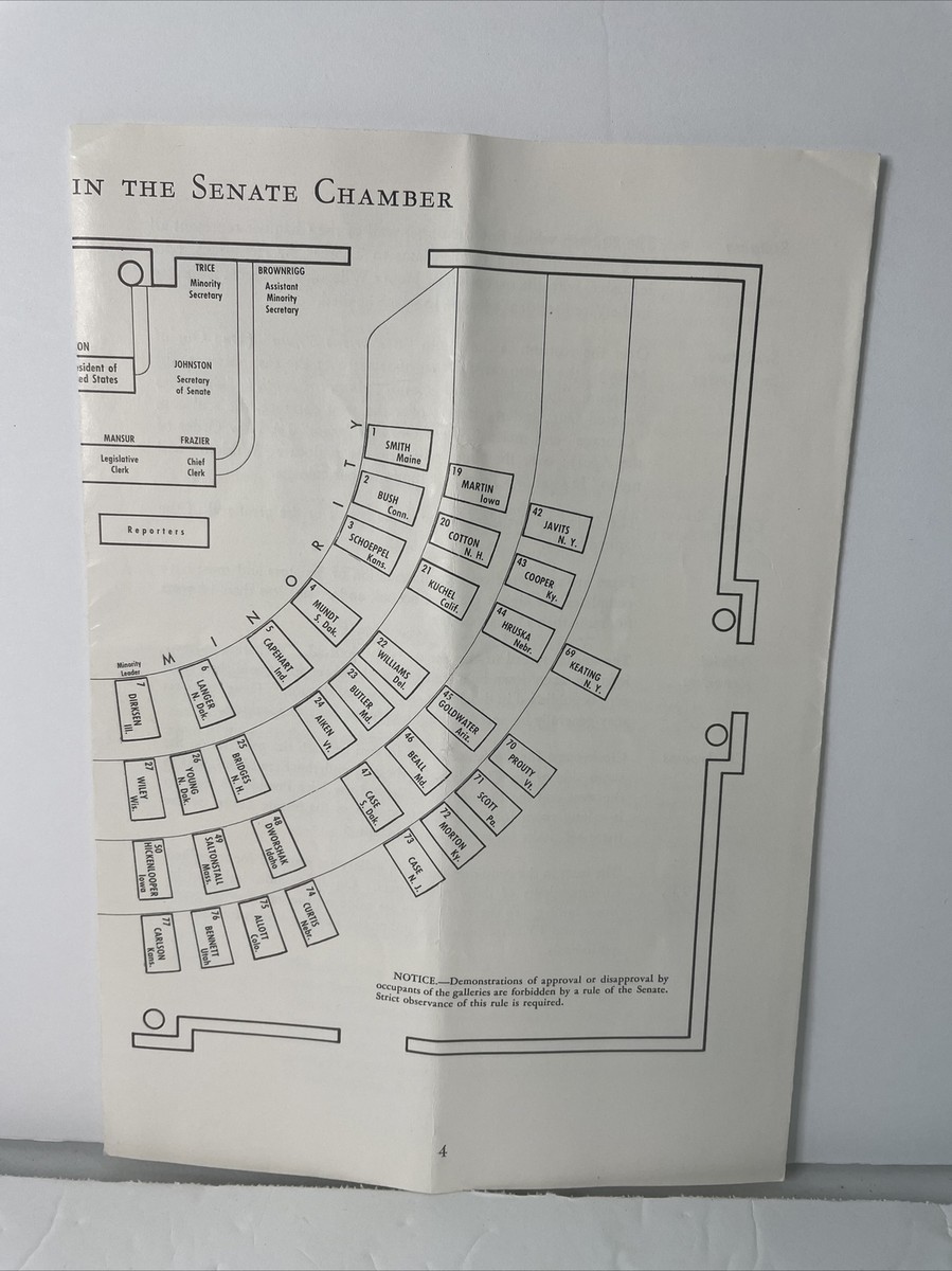 Us Senate Seating Arrangement The Block And Tackle Map For Pope