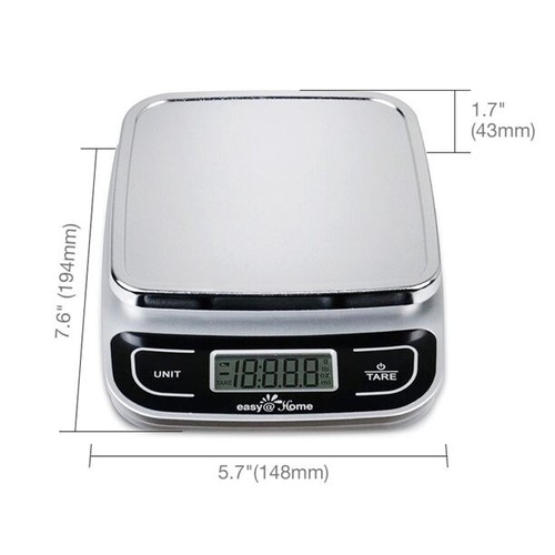 Easy@Home Digital Food Scale 11lb/5kg - Precise Kitchen Weight Gram ...