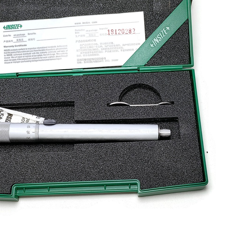 Insize 3229-200 Single Rod Inside Micrometer. 175~200 x0.01mm | eBay ...