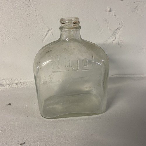 Nujol Mineral Oil, Vintage Clear Glassware, Medicine/Apothecary Bottle ...