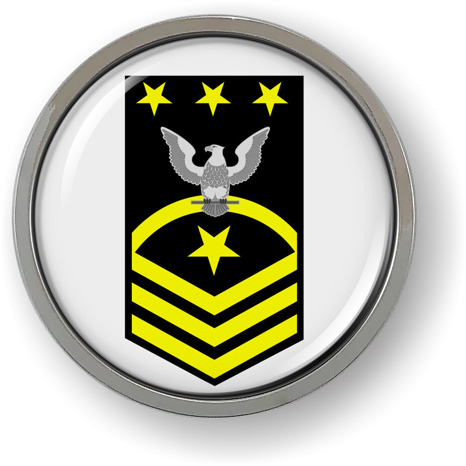 U.S. Navy Enlisted Ranks & Insignias, Emblems, Car Stickers CHROME ...