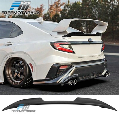Fits 22-24 Subaru WRX STI 5th VB Unpainted Rear Trunk Spoiler Wing V2 ...