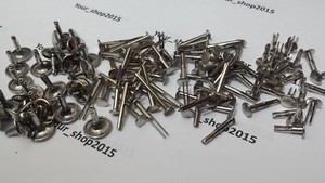 20-50 Bifurcated rivets Oval Head Mild Steel Nickel Plated Split Rivets ...