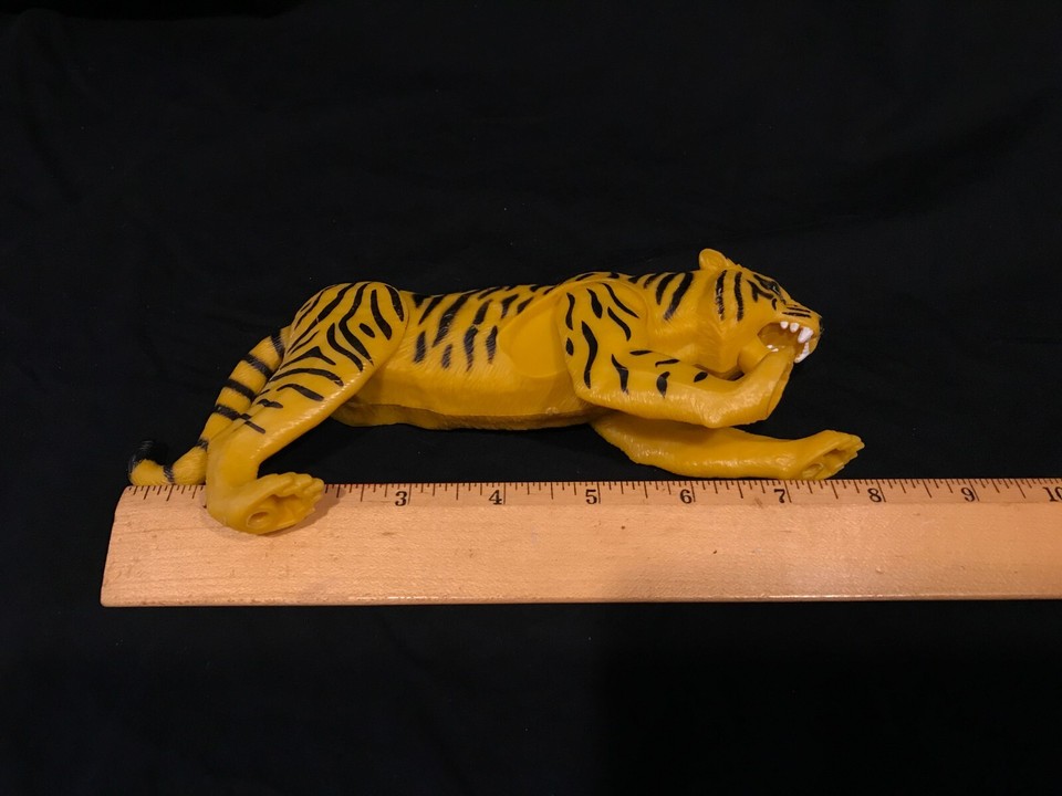 Toy Hard Plastic Bengal Tiger Legs and Jaw Move - Missing One Leg | eBay