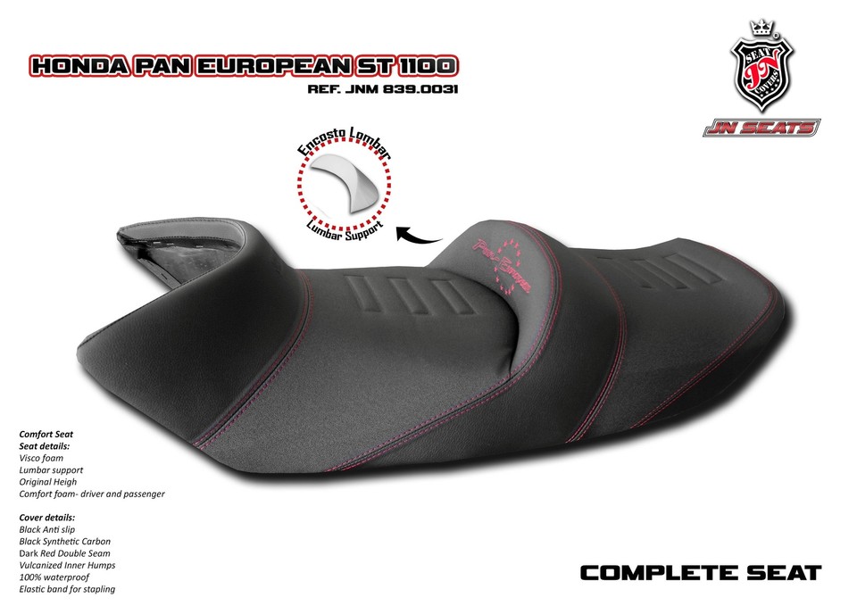 Honda Pan European ST 1100 JN-Europe Comfort Seat With JN+Memory Visco ...