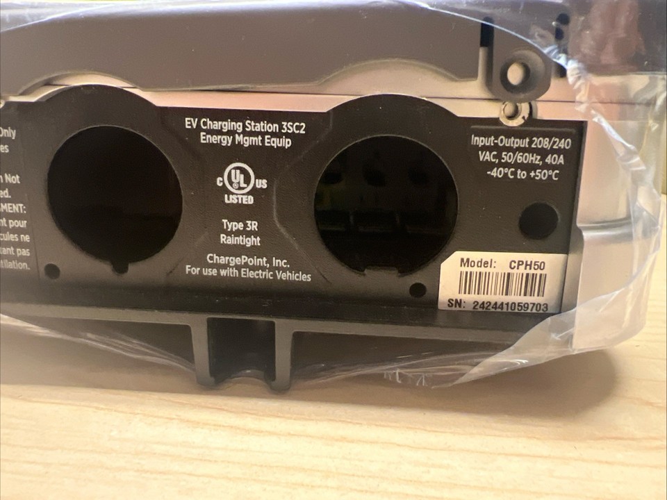 ChargePoint CPH50 Home Flex NEMA 14-50 J1772 Level 2 EV Charger Read ...
